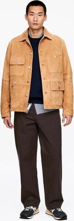 Arket Weite Chinohose Aus Baumwolle -Braun