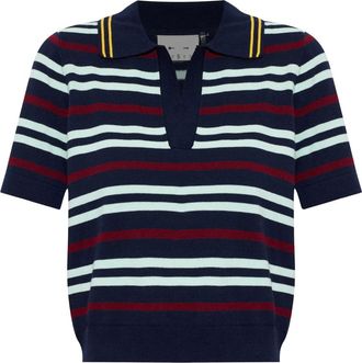 The Upside Femme, Tops, Bleu, Taille: 36 FR Archie Polo