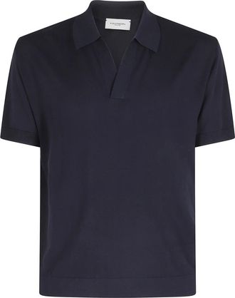 Paolo Pecora Homme, Tops, Bleu, Taille: 2XL Maglia a Polo