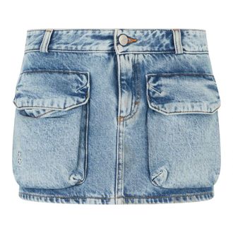 Icon Denim Los Angeles Cargo Rock - - Skirts - Damen - Blau - W26