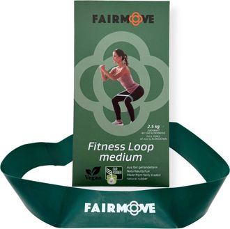 FAIRMOVE FAIR Move Widerstandsb&auml;nder Fitness-Loop Fitnessband Gymnastikband 100% Naturkautschuklatex Band f&uuml;r Muskelaufbau, Yoga, Crossfit, Gymnastik (Gr&uuml;n - m