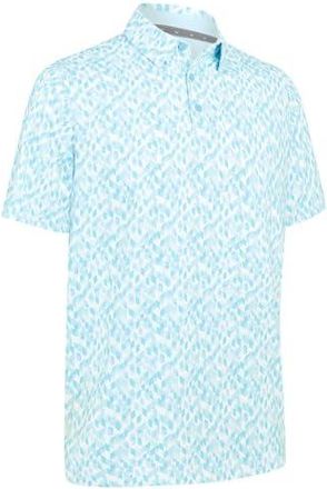 Callaway Golf 2025 Kaleidoscope Chev Polo de Golf Homme - Paradis Arctique - M