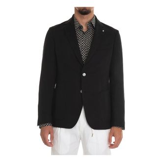 HUGO BOSS Homme, Vestes, Noir, Taille: 3XL Veste Slim Fit avec Poches