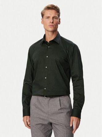 HUGO BOSS Hemd H-Joe 50560583 Gr&uuml;n Regular Fit