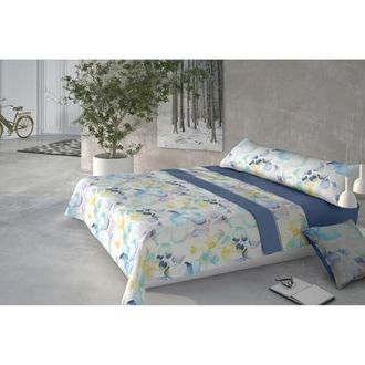Pierre Cardin Bettbezug HOJARASCA - Bett 90 cm - Farbe Blau C2