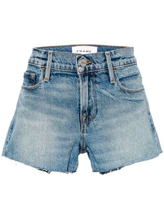 Frame Denim short Le Cut Off en jean - Bleu