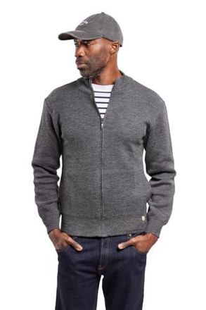 Armor Lux Cardigan zipp&eacute; uni en Laine PLOUESCAT