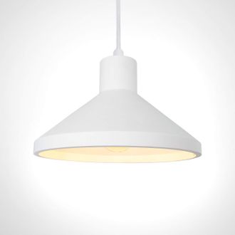 Paco Home Pendelleuchte, E27, Lampe F&uuml;r Wohnzimmer Esszimmer K&uuml;che, H&ouml;henverstellbar, Farbe: Gips-Wei&szlig;, Leuchtmittel: ohne Leuchtmittel