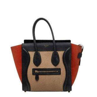 Celine Pre-owned Luggage Micro Shopper Leather Tote Bag - Femme - Pre-owned - Multicolore - Taille: ONE Size