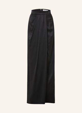 Max Mara Satinrock Camera Aus Seide grau