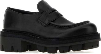 Prada Basalt Loafer - Black