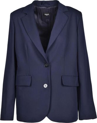 Emme Di Marella Emme DI Marella, Femme, Vestes, Bleu, Taille: 44 FR Blazer Morbido
