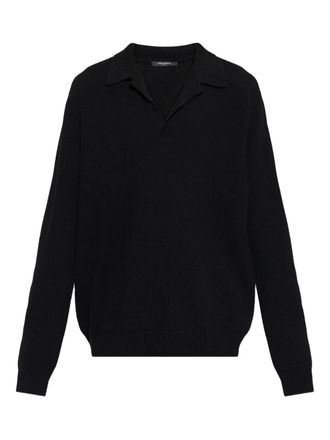 Balmain collared sweater - Noir