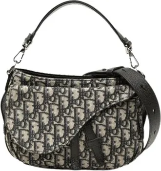 Dior Pre-owned Sac bandouli&egrave;re en toile - Femme - Pre-owned - Bleu - Taille: ONE Size