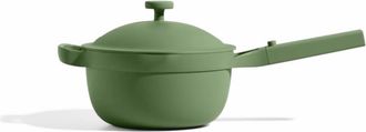 Our Place Mini Perfect Pot | 2,5 Qt Keramiktopf mit Deckel und Spatel | Patentiertes 8-in-1, PFAS-freies, ungiftiges Kochgeschirr, Induktions- und ofenfest bis 