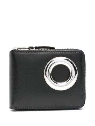 Comme Des Gar&ccedil;ons bracelet en cuir &agrave; oeillets - Noir