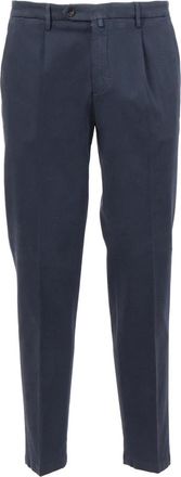 BRIGLIA 1949 Homme, Pantalons, Bleu, Taille: M Chinos