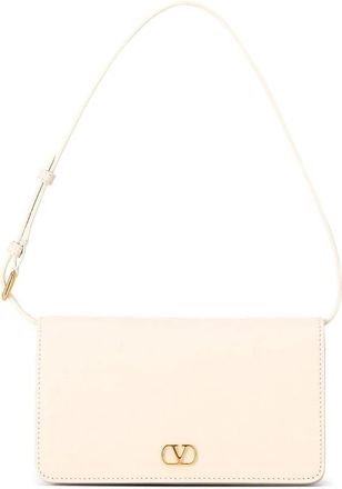 Valentino Garavani Crossbody Bags - Umh&auml;ngetasche mit Logo - Gr. unisize - in Creme - f&uuml;r Damen