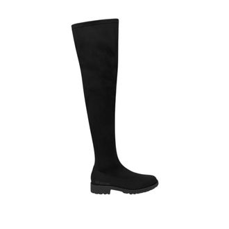 Love Moschino Femme, Chaussures, Noir, Taille: 38 EU Bottes cuissardes en Lycra
