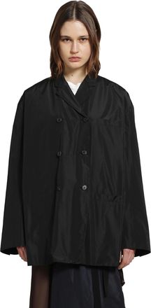 Prada Double-breasted Technical Taffeta Jacket