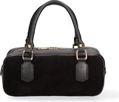 Gave Lux Sac à main pour femme en cuir véritable Made in Italy 27x12x10 cm, Noir, Taille unique