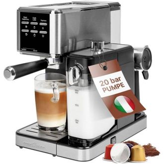 Profi Cook Profi Cook pc-es-ka 1266 Machine &agrave; expresso acier inoxydable avec mousseur &agrave; lait automatique A729433