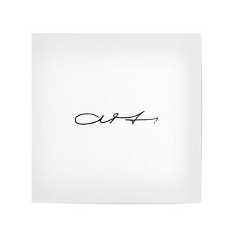 artboxONE Poster 20x20 cm Typografie Art Schriftzug hochwertiger Design Kunstdruck - Bild Art Kalligrafie Minimalism