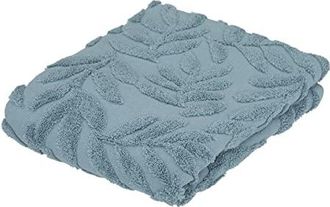 Atmosphera Atmosphera - Serviette de toillette Cisel - Coton - Bleu - 30x50 cm