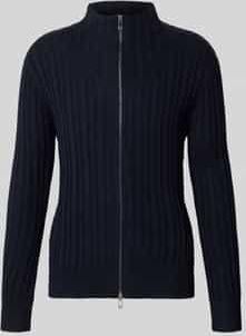 A|X Armani Exchange Strickjacke mit Zweiwege Rei&szlig;verschluss