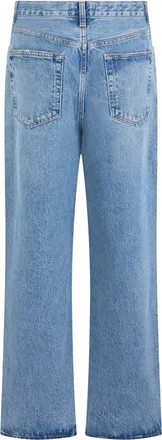 A Gold E Womens Jeans Straight Cut Light Blue Cotton Organic Skinny