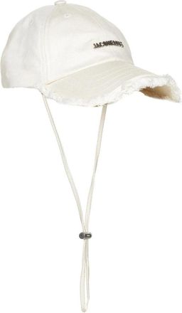 Jacquemus Homme, Accessoires, Blanc, Taille: 60 CM La Casquette Artichaut