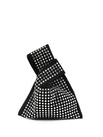 Giuseppe Di Morabito Mini-Tasche mit Kristallen - Schwarz