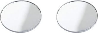 WENKO Kosmetikspiegel, 300% Vergrößerung, Kunststoff, 12 x 0.5 cm, Chrom (Packung mit 2)