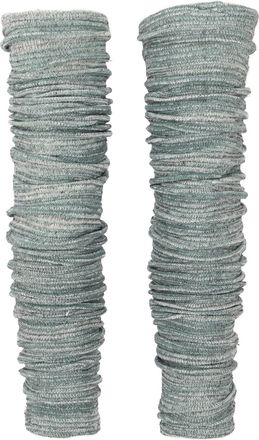 Guru Shop Lange Beinstulpen aus Baumwolle, Baumwollstrick Ethnostulpen - Aqua, Herren/Damen