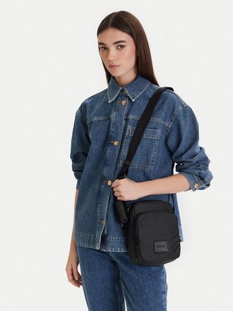 Calvin Klein Umh&auml;ngetasche Calvin Klein Puffer Utility Reporter LV04D3200G Schwarz