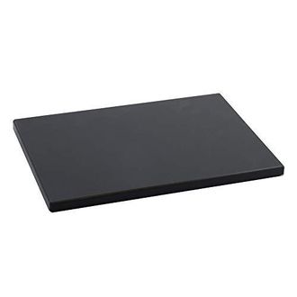 Metaltex 73381538 Chopping Board, Polyethylene 33 x 23 x 1.5 cm Black