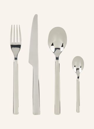 Alessi 24-Tlg. Besteck-Set Ovale silber