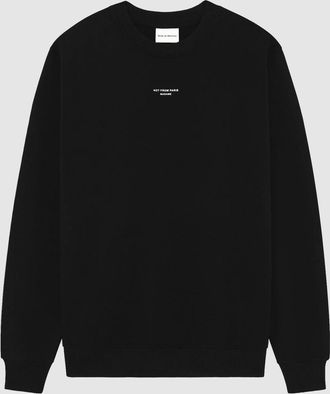 Dr&ocirc;le de Monsieur Sweatshirt Classic Slogan Black
