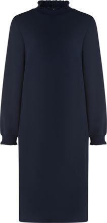 Cartoon Damen Casual-Kleid mit Eingrifftaschen 40, Dunkelblau