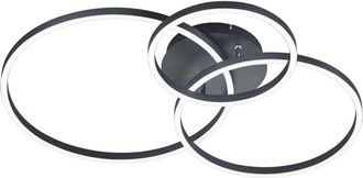 Trio Plafonnier led 28w 3200lm 2700 6500k dimmable avec rgb telecommande winona 50216544 50216544 50216544 50216544