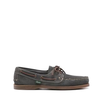 Paraboot Dunkelgraue Schn&uuml;rschuhe mit Gummisohle - - Shoes - Herren - Grau - 40 EU