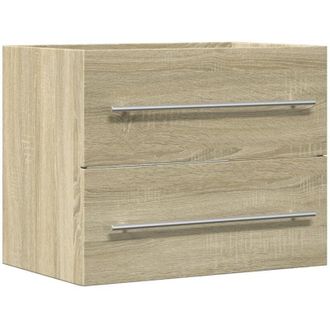 vidaXL Vidaxl - Armoire d&eacute;vier Ch&ecirc;ne sonoma 60x38,5x48 cm Agglom&eacute;r&eacute;