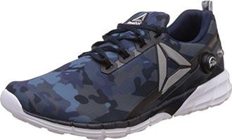 Reebok Zpump Fusion 2.5 Stripes Chaussures de course pour homme, Graphite bleu marine Ryl Slt Y bleu, 42 EU