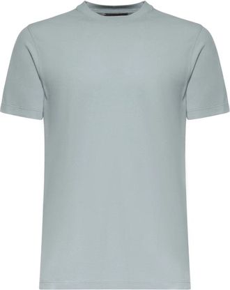 Zanone Homme, Tops, Bleu, Taille: 3XL T-shirt ras du cou