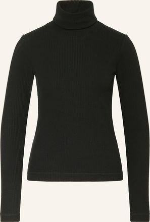 Lanius Lanius Rollkragenshirt schwarz