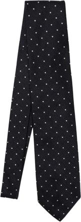 Destin Destin, Homme, Accessoires, Bleu, Taille: ONE Size Cravate en soie &agrave; pois