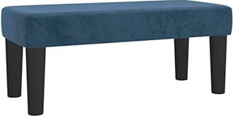 vidaXL Banc Bleu foncé 70x30x30 cm Velours