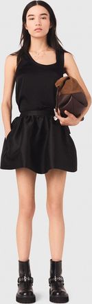 Maje Seidentop - Schwarz - Maje