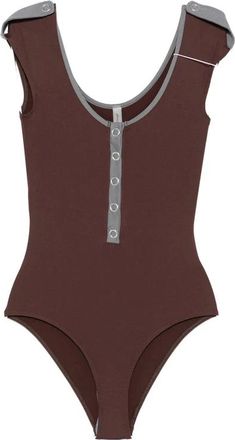 Gimaguas Femme, Maillots de bain, Brun, Taille: 40 FR Petra One-Piece