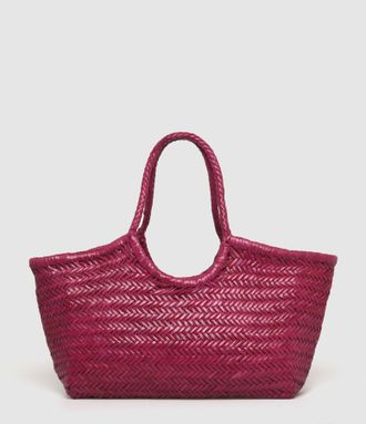 Dragon Diffusion Sac Nantucket Basket Big Cuir Fushia